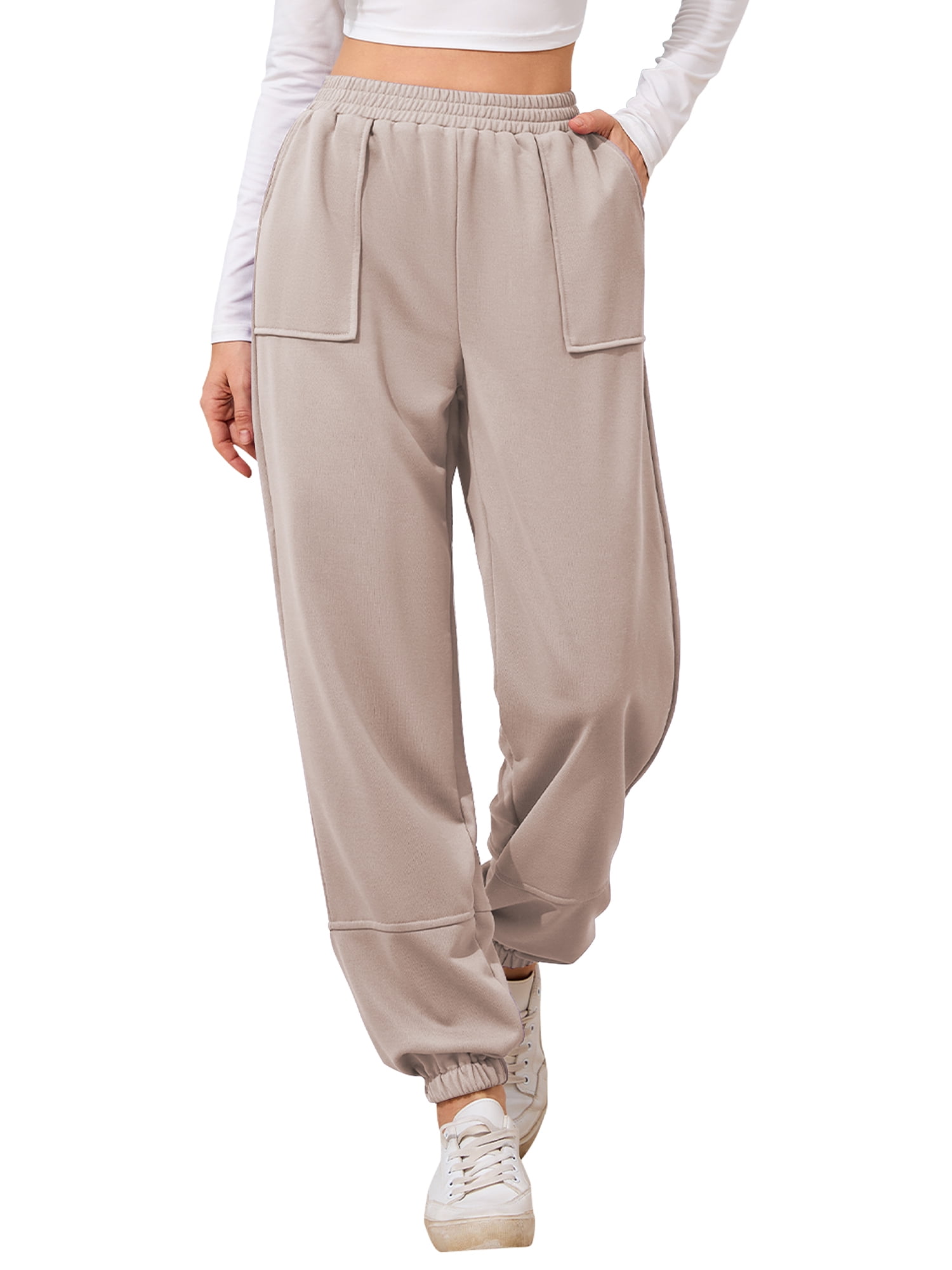 TEMOFON Sweatpants Casual Joggers Loose Fit Comfy Womens Sweatpants ...