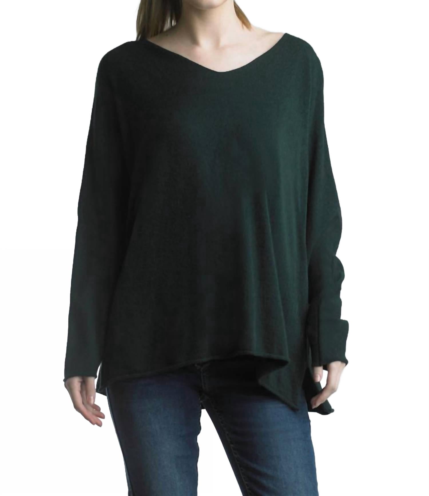 Tempo Paris V - Neck Oversized Knit Sweater - Walmart.com