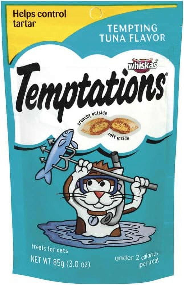 Whiskas Temptations Classic Treats for Cats Tempting Tuna Flavor (Pack ...