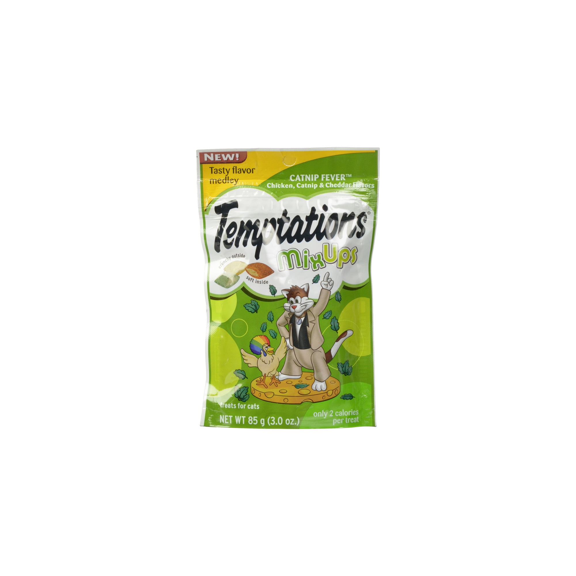 Temptations Mixups Treats for Cats Catnip Fever 3 oz (Pack of 36 ...