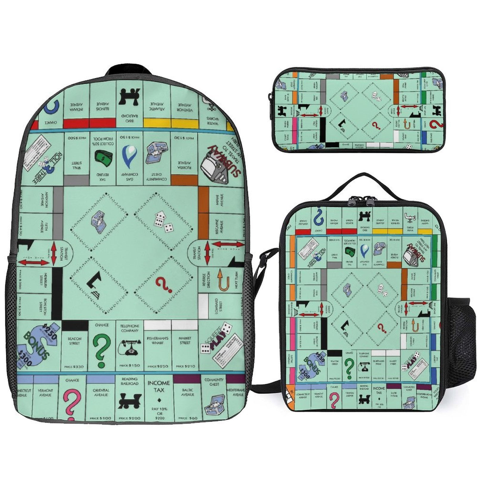 TEMU Monopoly Tech Edition Board 3D Printed 3pcs/Set Bags Laptop ...