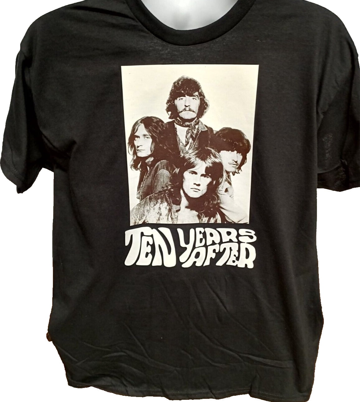 TEN YEARS AFTER 60'S ROCK BAND T SHIRT - ALVIN LEE - BLACK - 100% ...