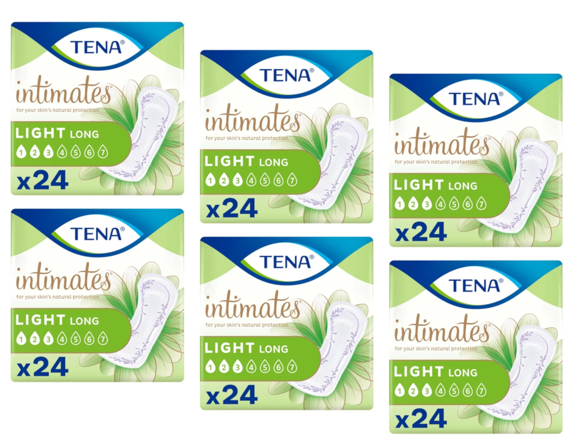 TENA Intimates Ultra Thin Long Incontinence Pads, Bladder Leak ...