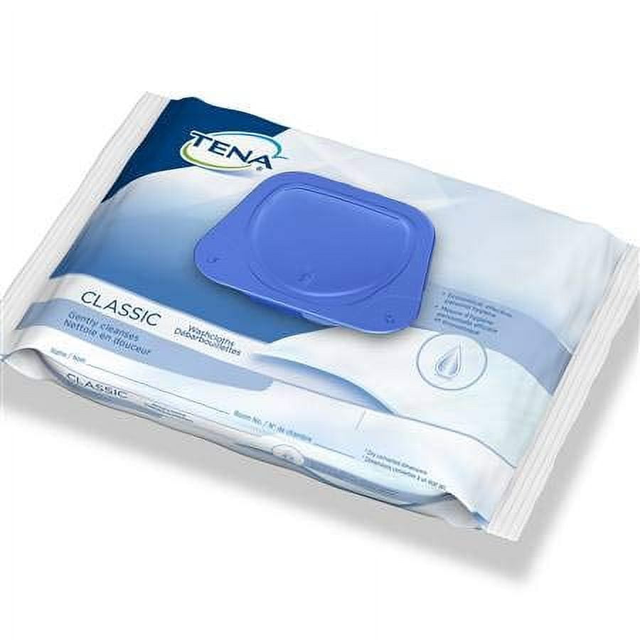 TENA Classic Personal Wipe Soft Pack Aloe/Vitamin E Chamomile Scented ...