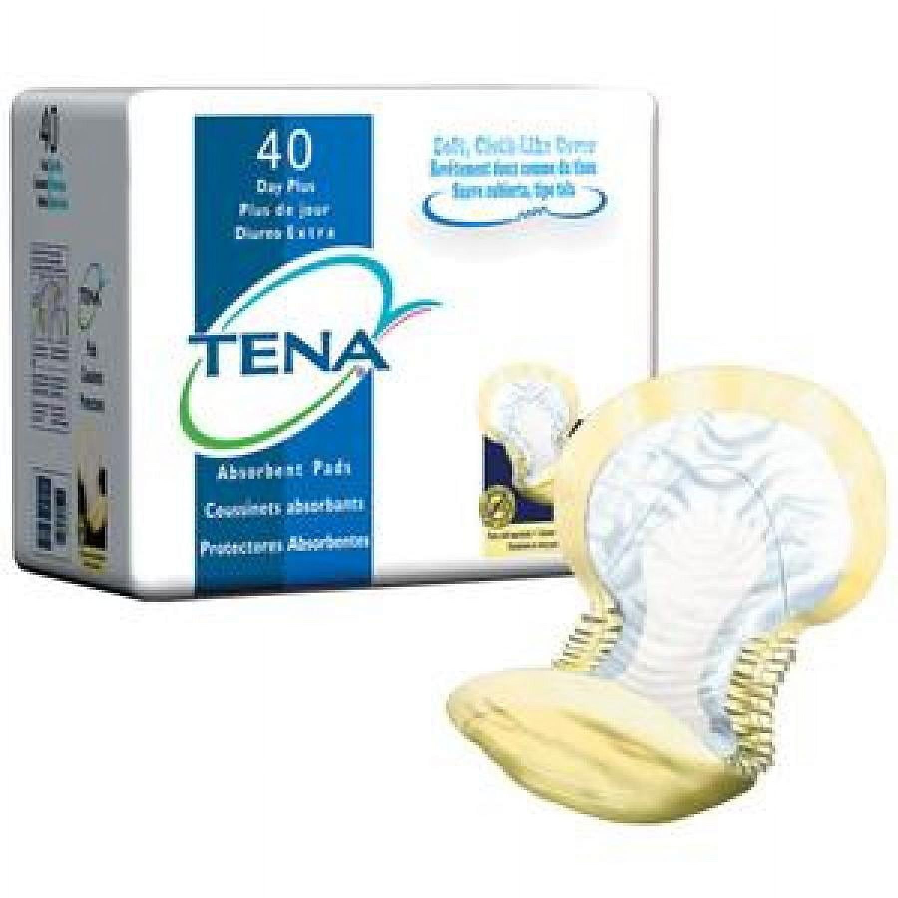 TENA Day Plus Moderate Bladder Absorbent Incontinence Pad, 24 Inch ...