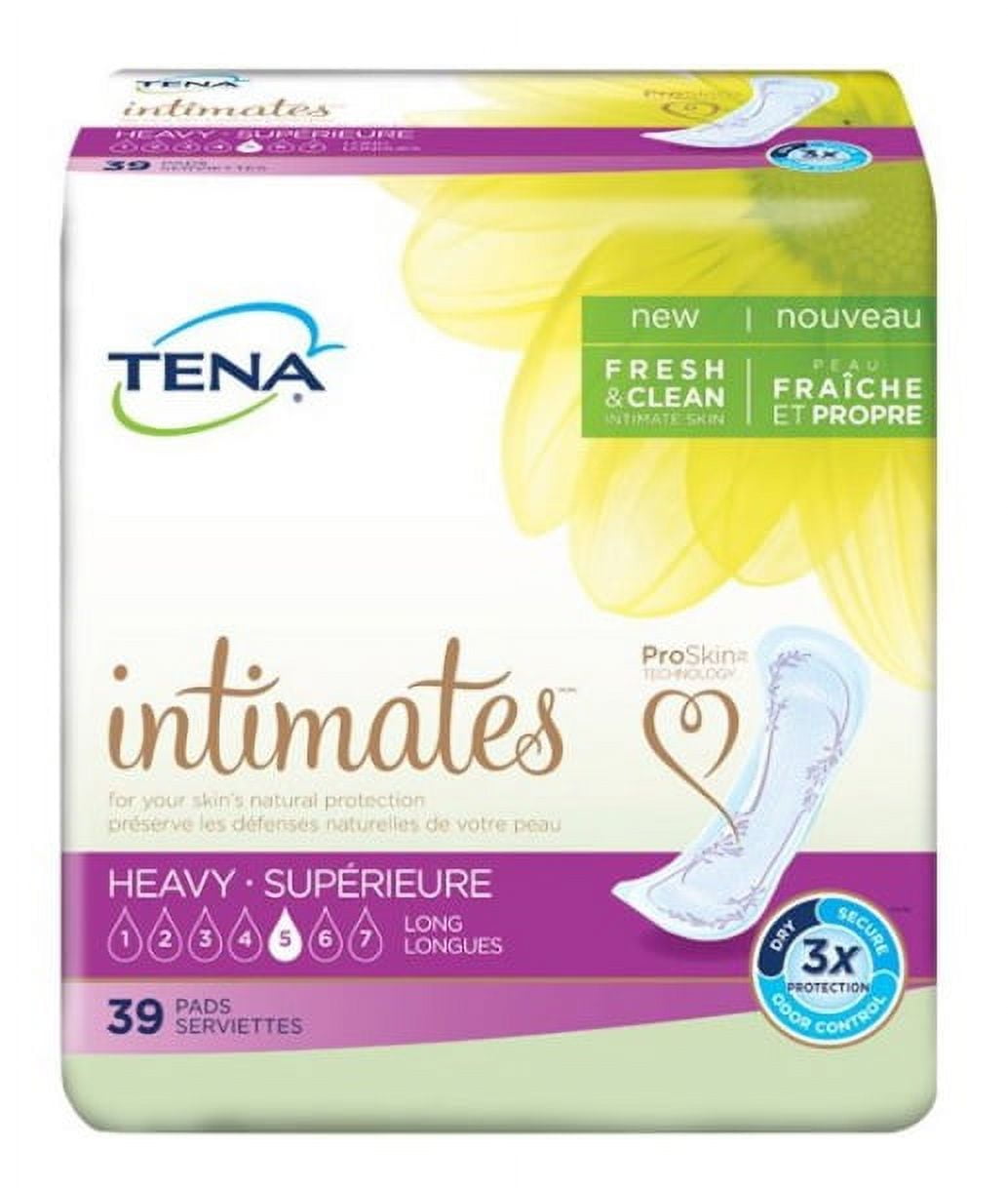 TENA Intimates Heavy Long Bladder Control Pad 15 Inch Length Heavy ...