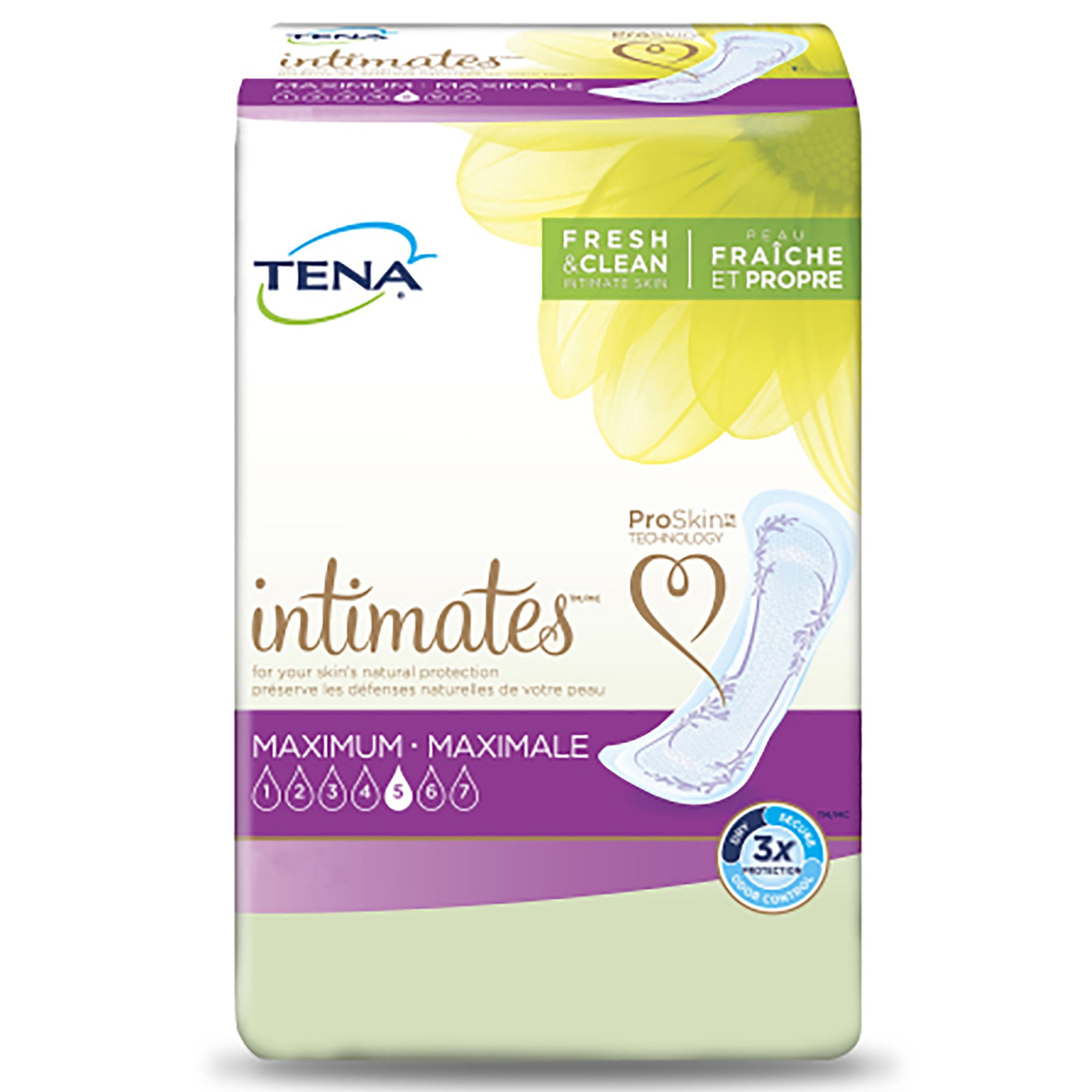 TENA Intimates Maximum Bladder Control Pad, 13 Inch Length Heavy ...