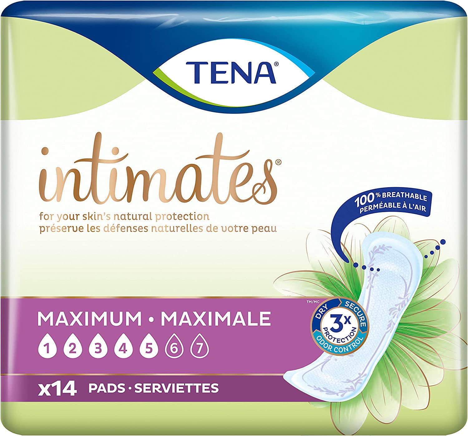 TENA Intimates ProSkin Bladder Control Pad, Super Absorbency ...