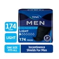 TENA Men Light Incontinence Shields for Men, Men's Pads, Bladder ...