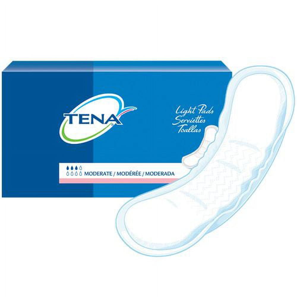 TENA Moderate Absorbency Long Pad, 60 Count, 4 Pack - Walmart.com