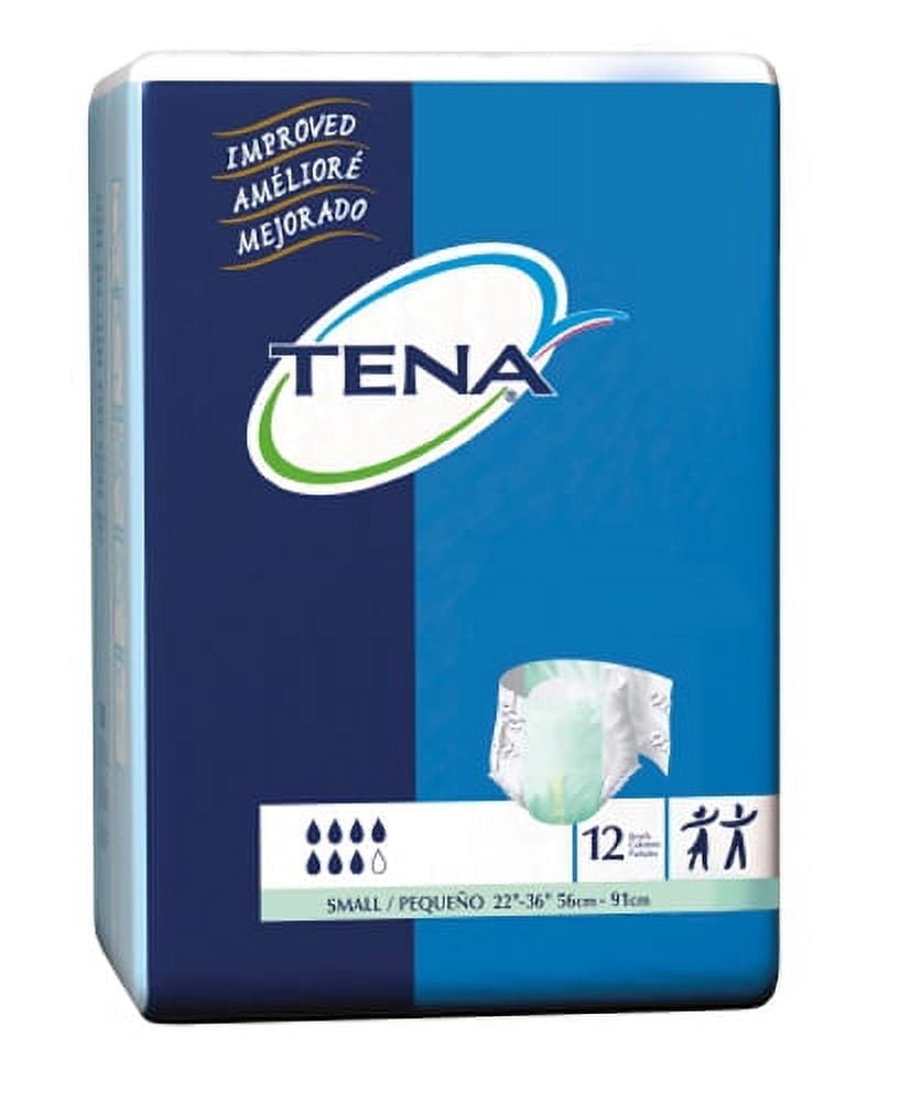 TENA Ultra Adult Brief Tab Closure Small Heavy Absorbency-Case of 96 ...