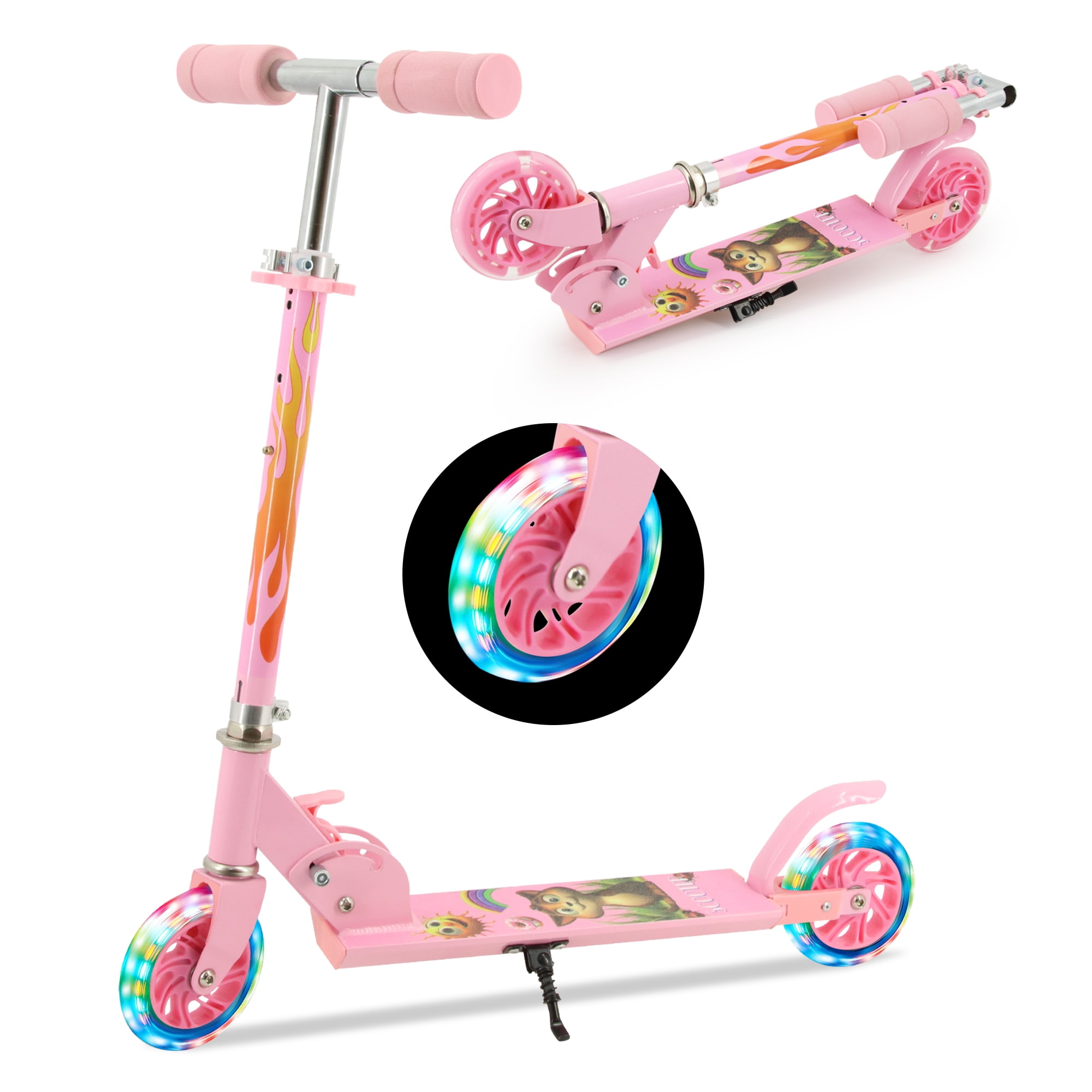 TENBOOM Scooter for Kids Ages 3-10 - Kids Kick Scooters with Led Light ...