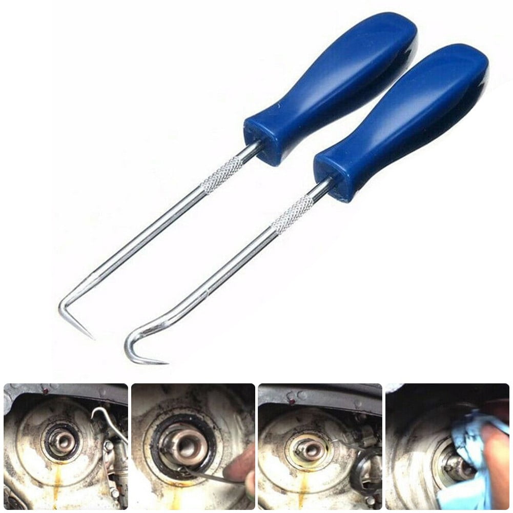 TENCE 2pcs Set Car Pick&Hook Tool/O Ring Oil Seal Gasket Puller Remover ...