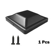 Post Shields Inc. 4 in. H X 4 in. W X 4 in. L Plastic Brown Fence Post ...