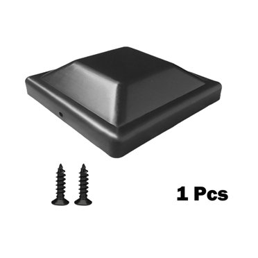 Post Shields Inc. 4 in. H X 4 in. W X 4 in. L Plastic Brown Fence Post ...