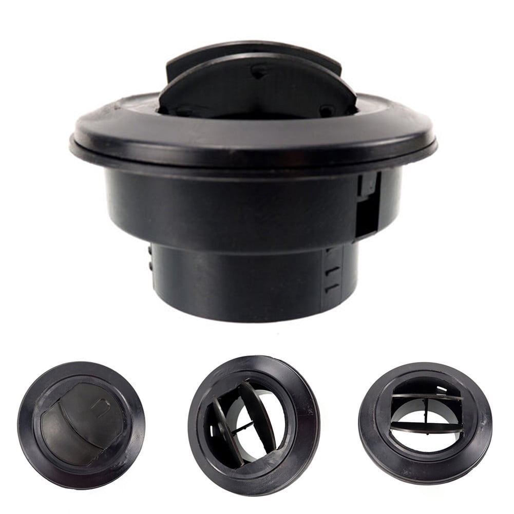 TENCE 75mm Air Vent Outlet Black Closeable Rotatable Car Trukc Diesel ...