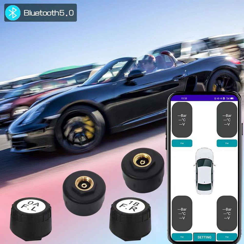 TENCE Car TPMS,Bluetooth Tire Pressure Monitoring System,External Pressure Sensor Kits - Walmart.com