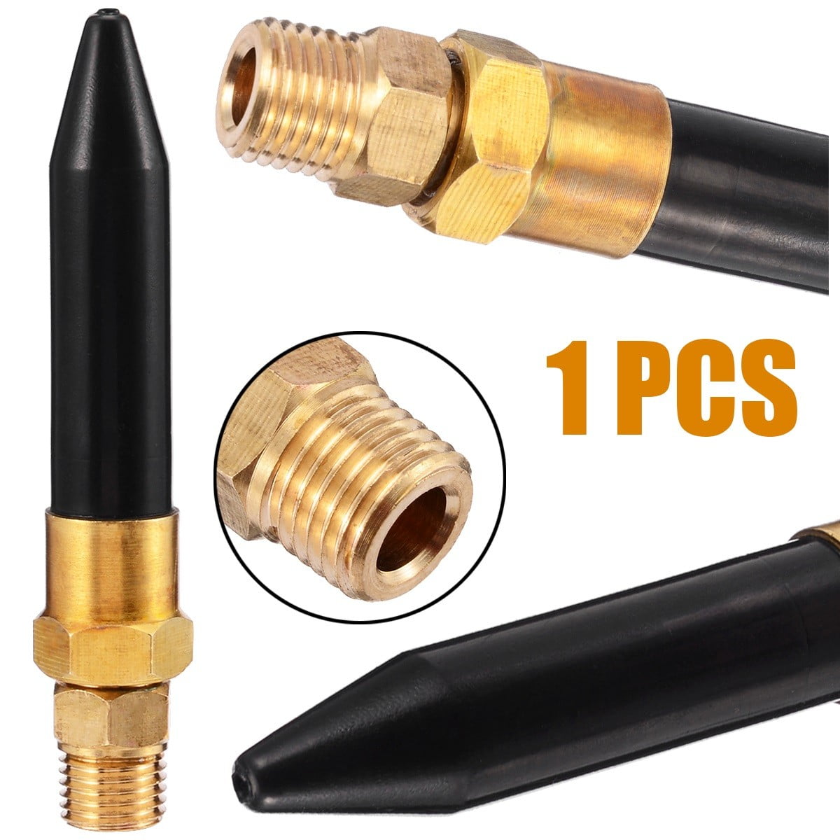 TENCE Rubber Tilt Inflator Tilt Valve 1Pieces Brass Gas Nozzle Helium ...