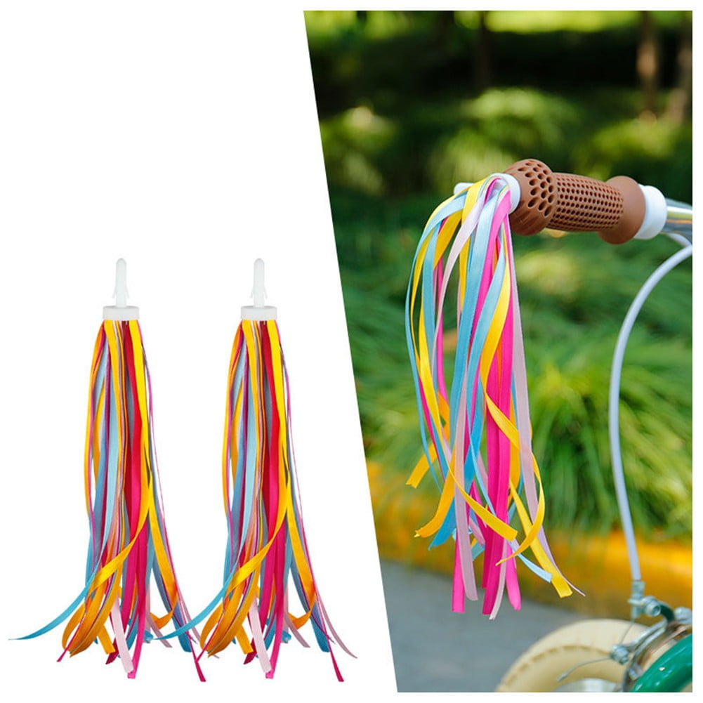 TENCE Tassel Ribbons 1 Pair Decorate Accessory For Handlebars Kids ...