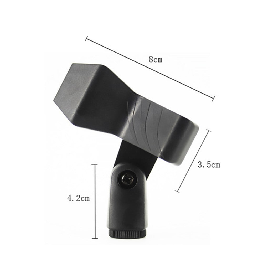 TENCE Universal Microphone Clip Clamp with Adapter For Handheld Mic ...