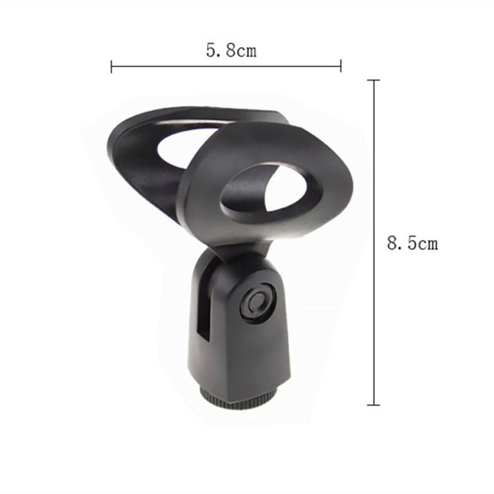 TENCE Universal Microphone Clip Clamp with Adapter For Handheld Mic ...