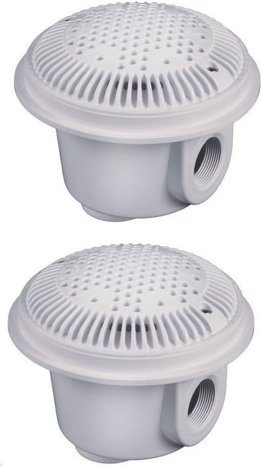 TENDA WG1051AVPAK2 White 1-1/2-Inch Dual Suction Outlet for Concrete ...