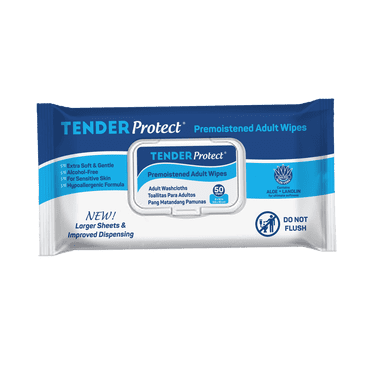 Prevail Large Disposable Adult Wipes, Healthy Skin Smart Hypoallergenic ...