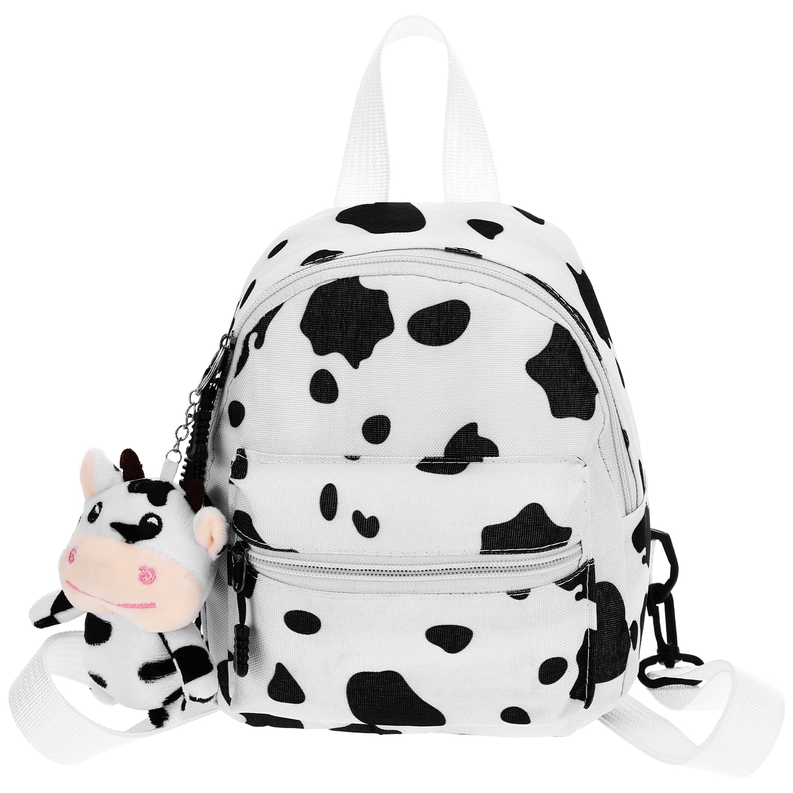 TENDYCOCO Cow Backpack Lovely Canvas Mini Rucksack Adorable Cow ...