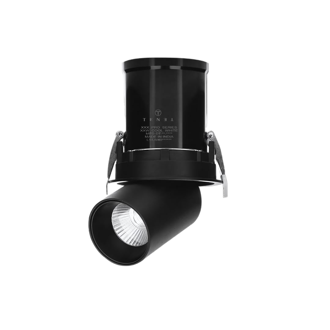 TENET 12W Adjustable Recessed LED COB Spotlight for Wall Ceiling ...