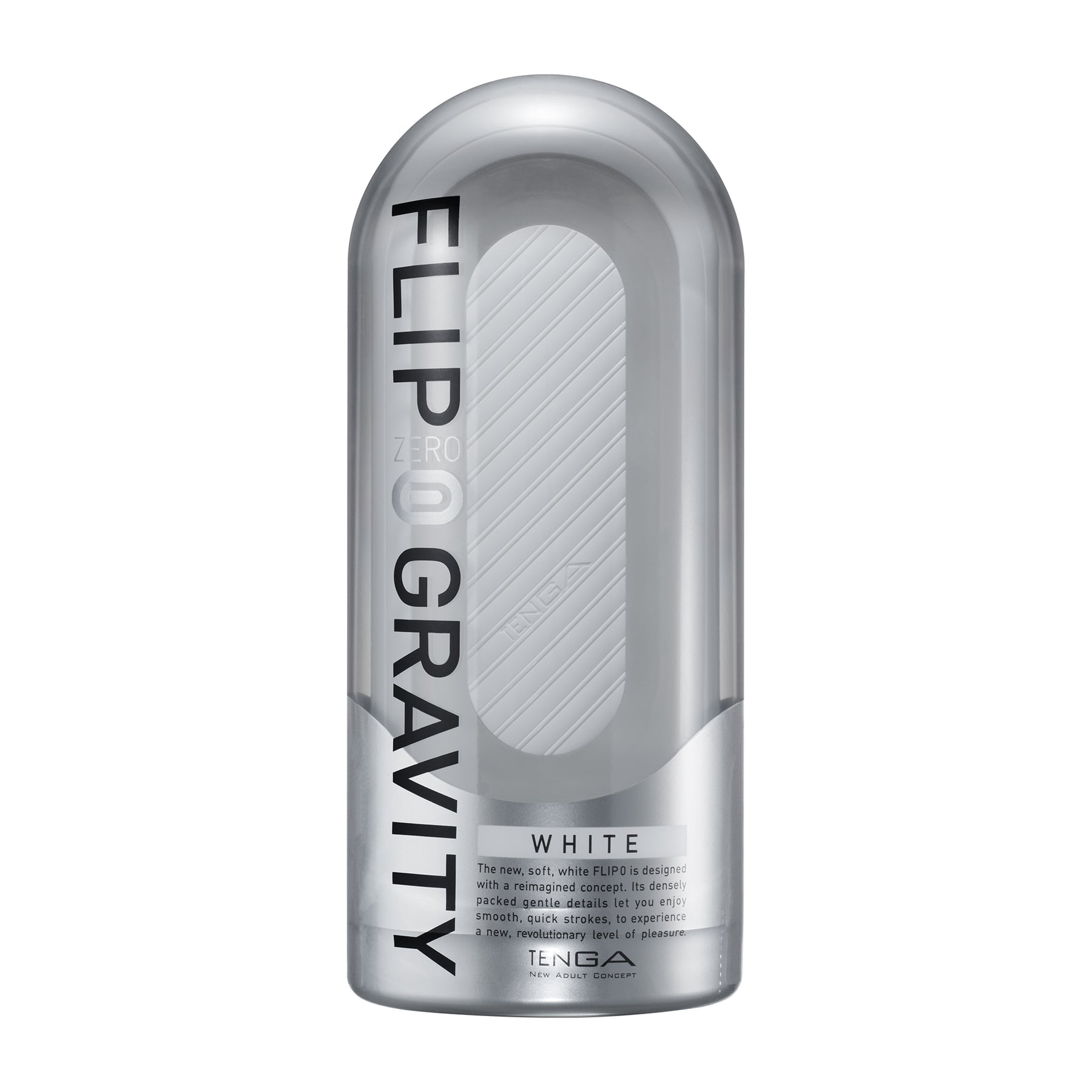 TENGA FLIP ZERO GRAVITY White Gentle Luxurious Flip Open Masturbator ...
