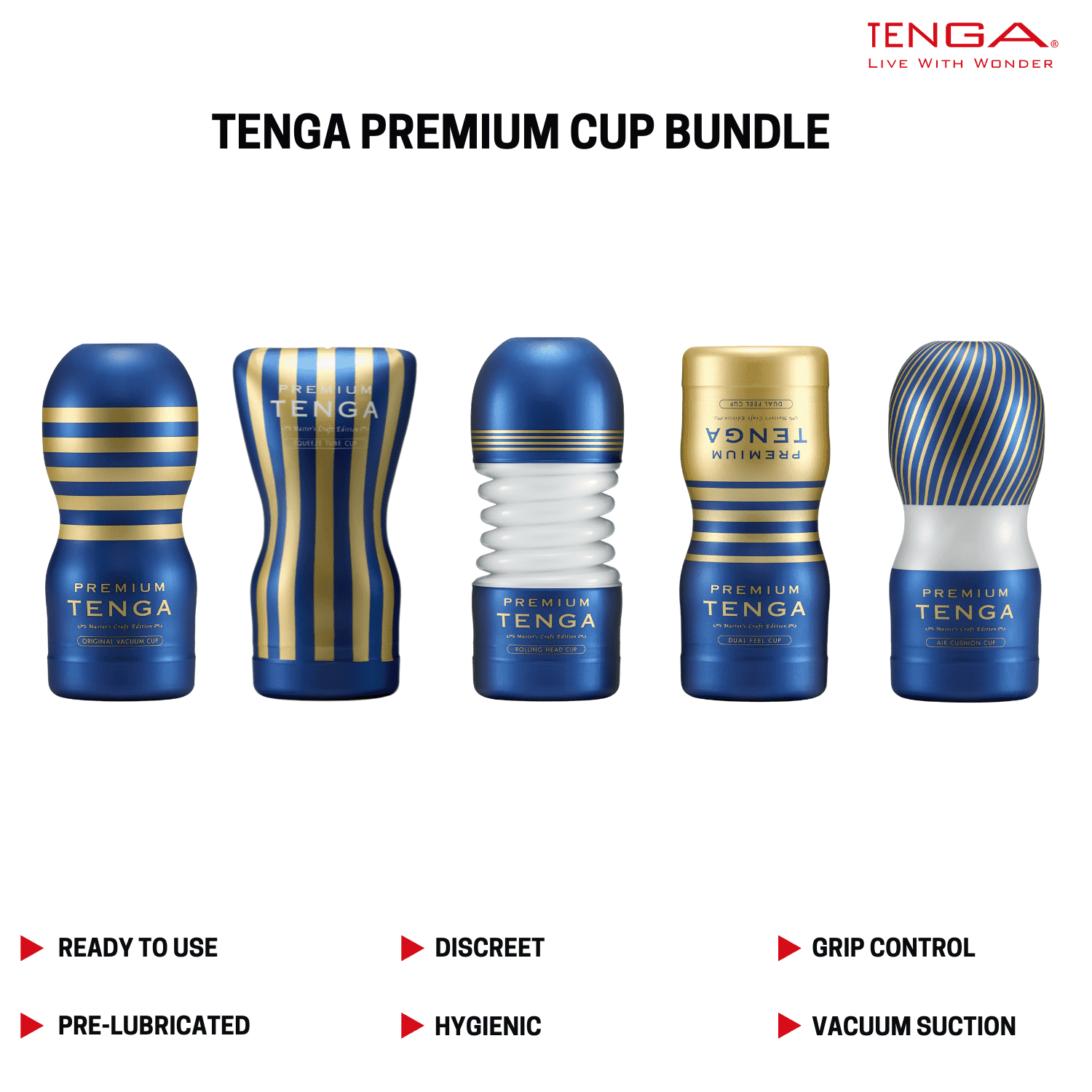 TENGA Premium Disposable Male Masturbator / Stroker Cup Set - Walmart.com