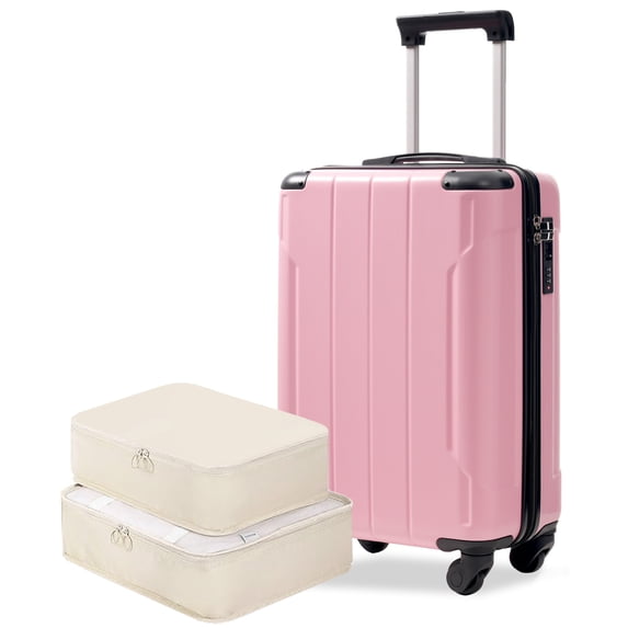 TENGDA 20 Inch Travel Suitcase Featuring Spinner Wheels TSA Lock and 2 ...
