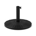 TENGDA 21 LBS Concrete Patio Umbrella Base with Faux Rattan Pattern ...