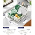 TENGDA Stainless Steel Kitchen Sink Storage Organizer With Cutlery ...