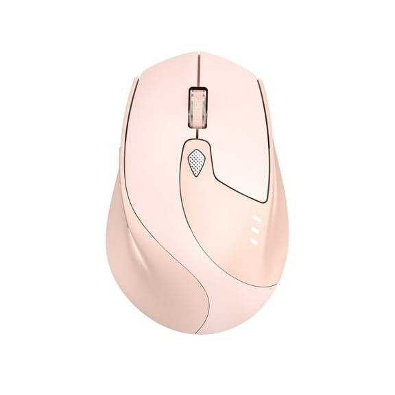 V19 Wireless Mouse, 2.4GHz Rechargeable Mouse LED with Battery ...