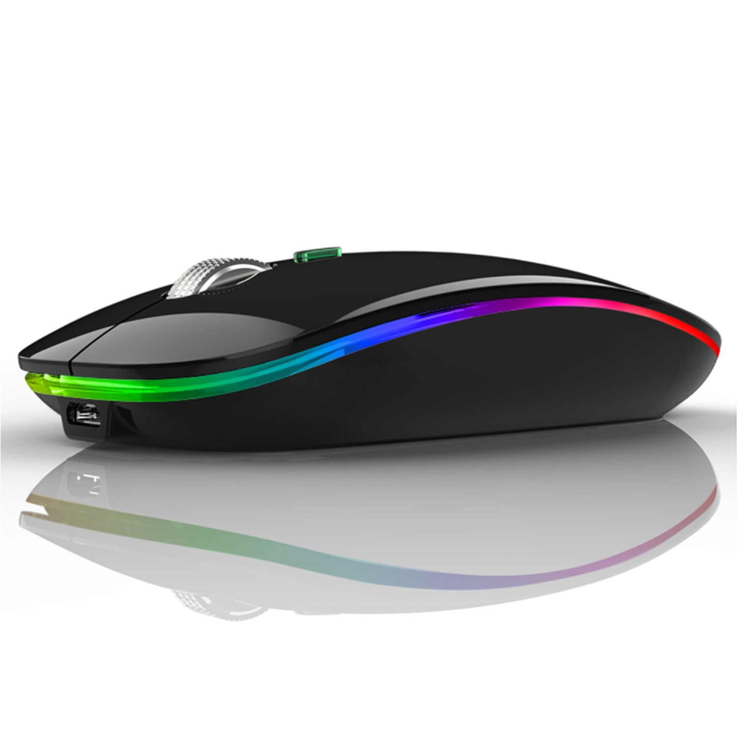 TENMOS Wireless Bluetooth Mouse, Rechargeable Silent Dual Mode ...