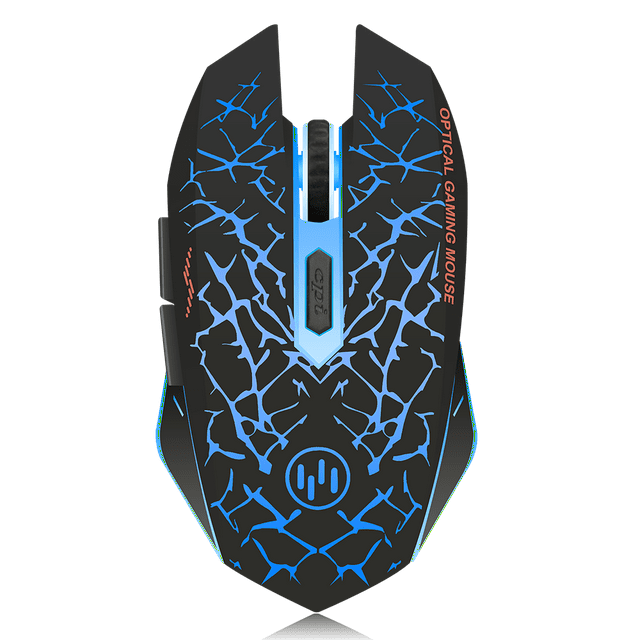 TENMOS Wireless Gaming Mouse, Rechargeable, Silent LED, USB Receiver ...