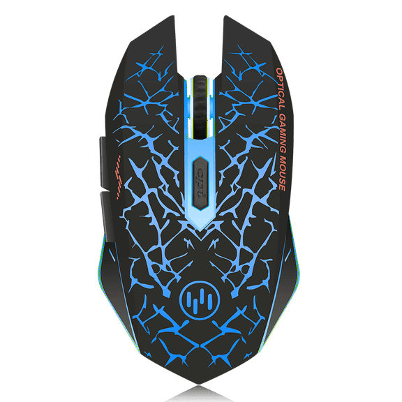 RREGER-Wireless Gaming Mouse, Rechargeable Silent Click Adjustable DPI ...