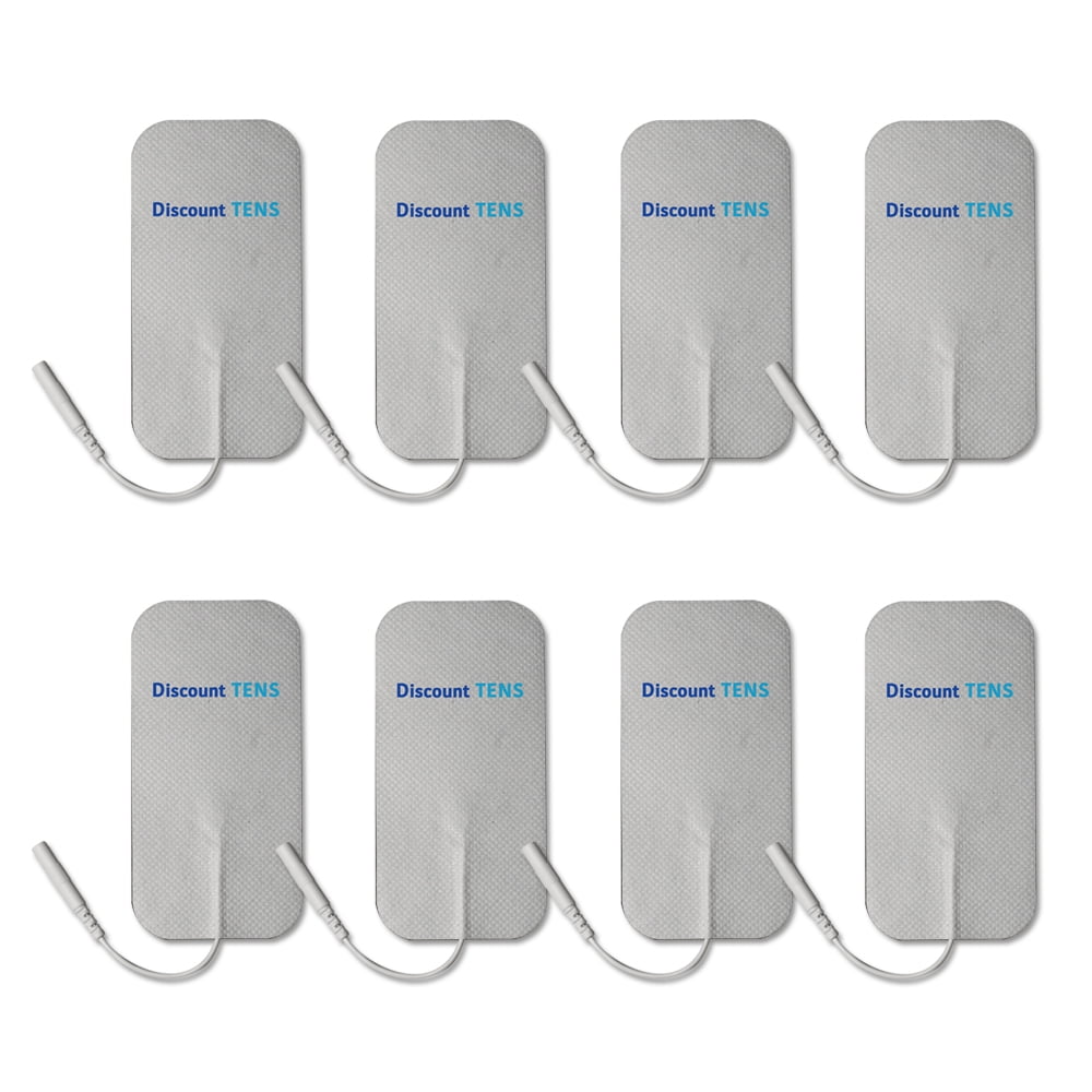 TENS 2"x4" Wired Electrodes Compatible with HealthMateForever - 8 2"x4 ...