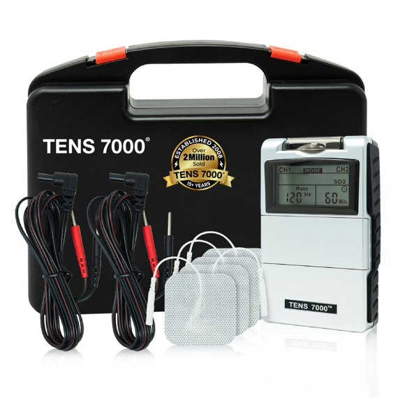 Free Shipping! Compass Health TENS 7000 Device Dual Channel Pain Relief ...
