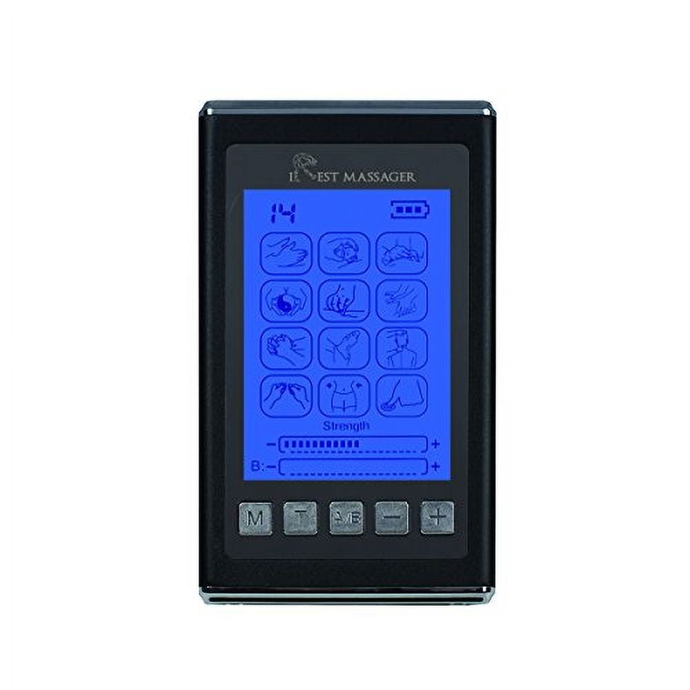 TENS EMS Unit Pro S Muscle Stimulator 12 Modes Rechargeable Battery ...