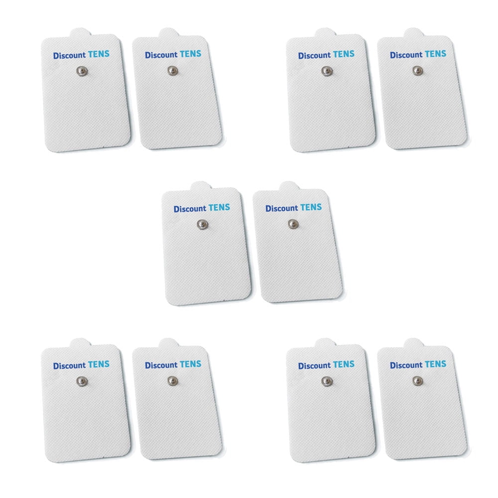 TENS Electrodes Compatible with Omron - 10 (5 Pair) XL Omron Compatible ...