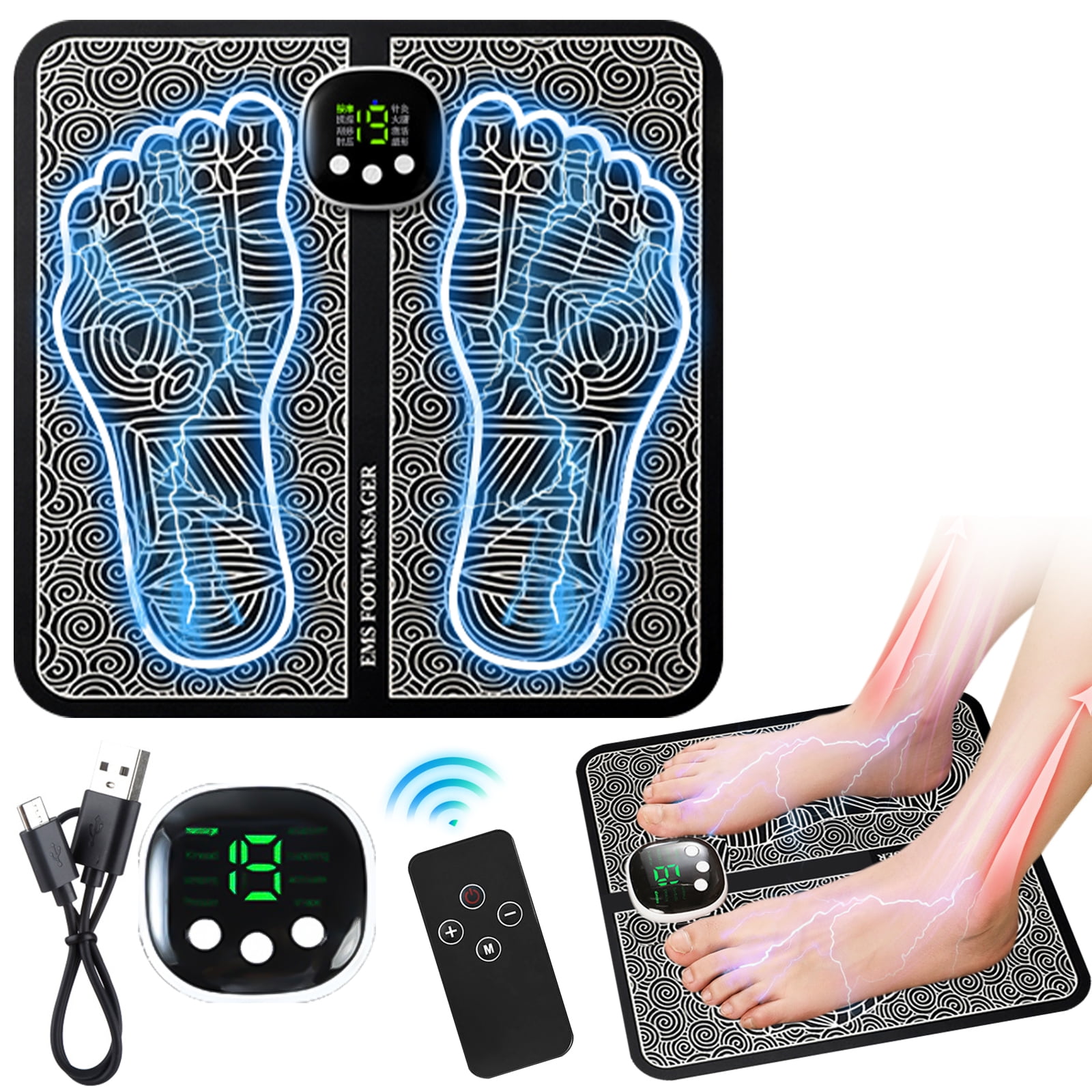 TENS & PMS,Transcutaneous Electronic Nerve Stimulator, EMS Foot Massage ...