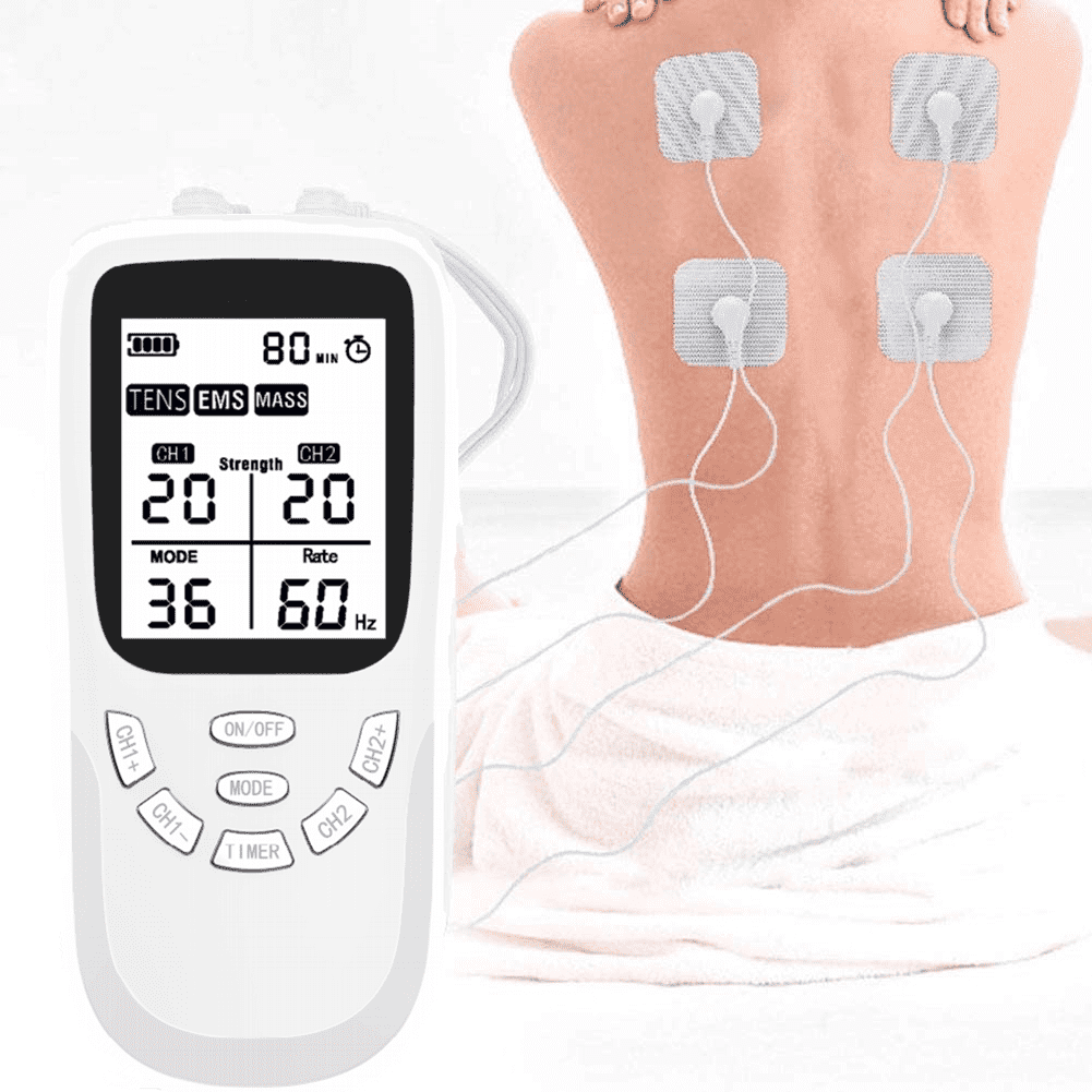 Bao liter Dual Channel Electrode Pads for Tens Unit, Includes 4 Count ...