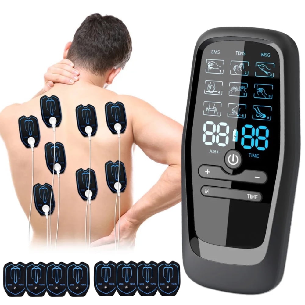TENS Unit Muscle Stimulator EMS Dual Channel Pulse Physiotherapy ...