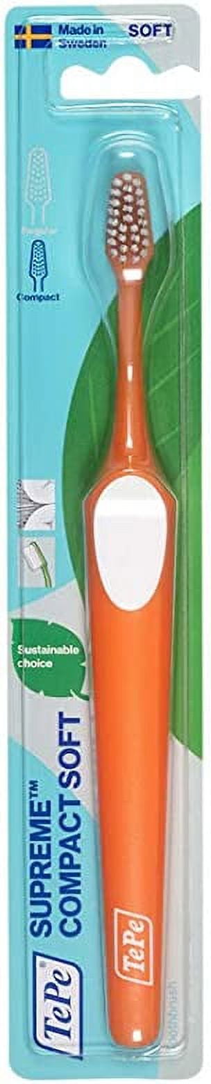 TEPE Supreme Compact Soft Toothbrushes – Soft Bristle Sustainable ...