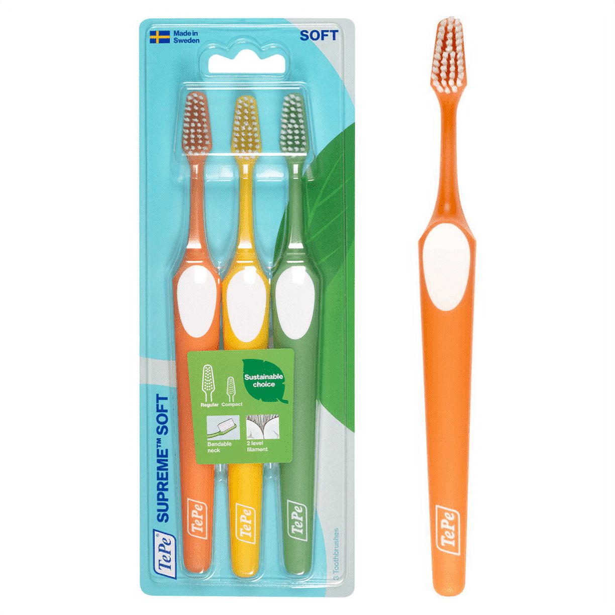 Three Sided Toothbrush Soft Bristle Tooth Brush Ultra Fine Soft ...