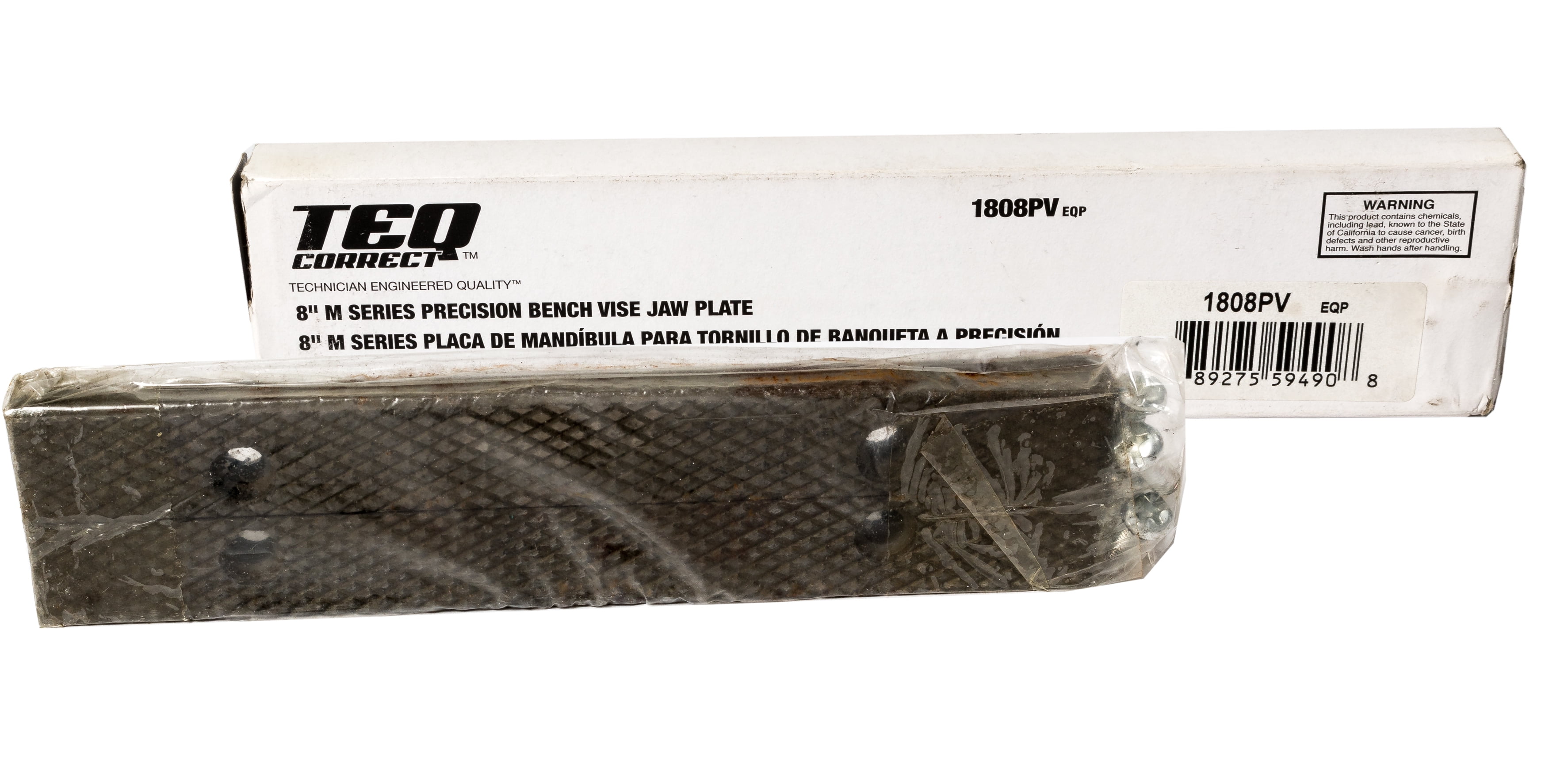 TEQ Correct Precision 8" Bench Vise Jaw Plate Multi-Purpose Tool Model ...