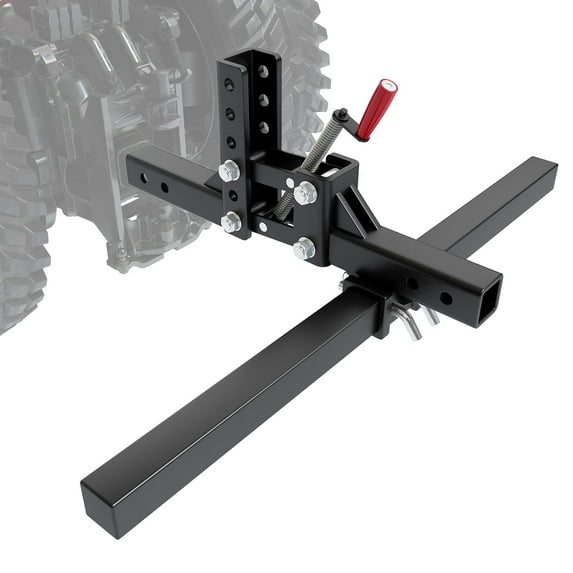 TEQIN ATV/UTV Manual Implement Lift, 1-Point and 2-Inch Hitch Receiver ...