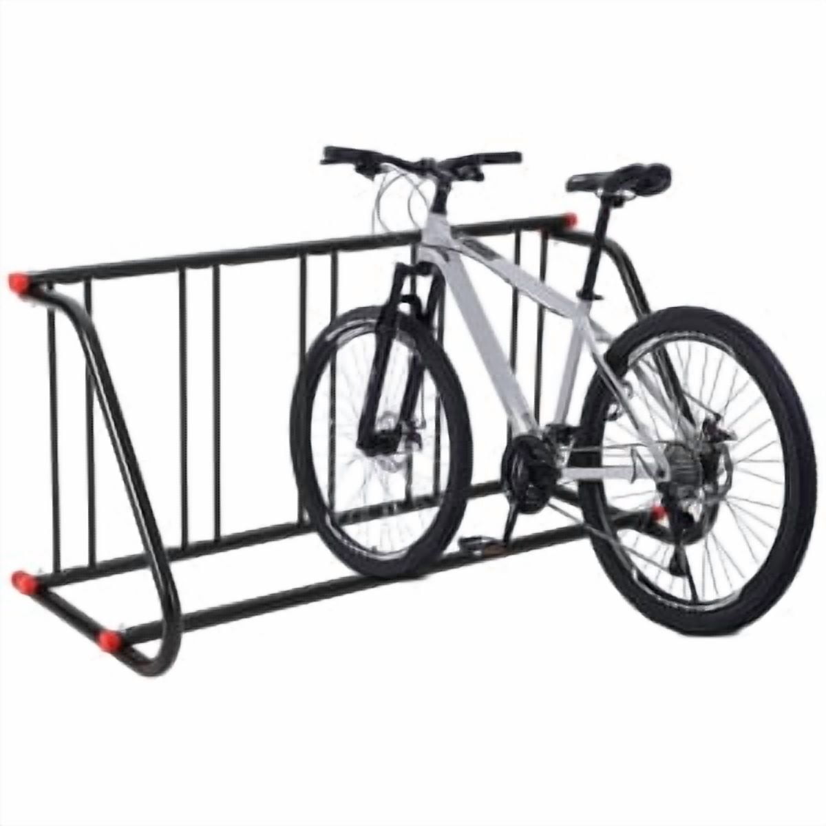 TEQIN Commercial Grid Bike Rack,Single Sided/Double Sided,Power Coated ...
